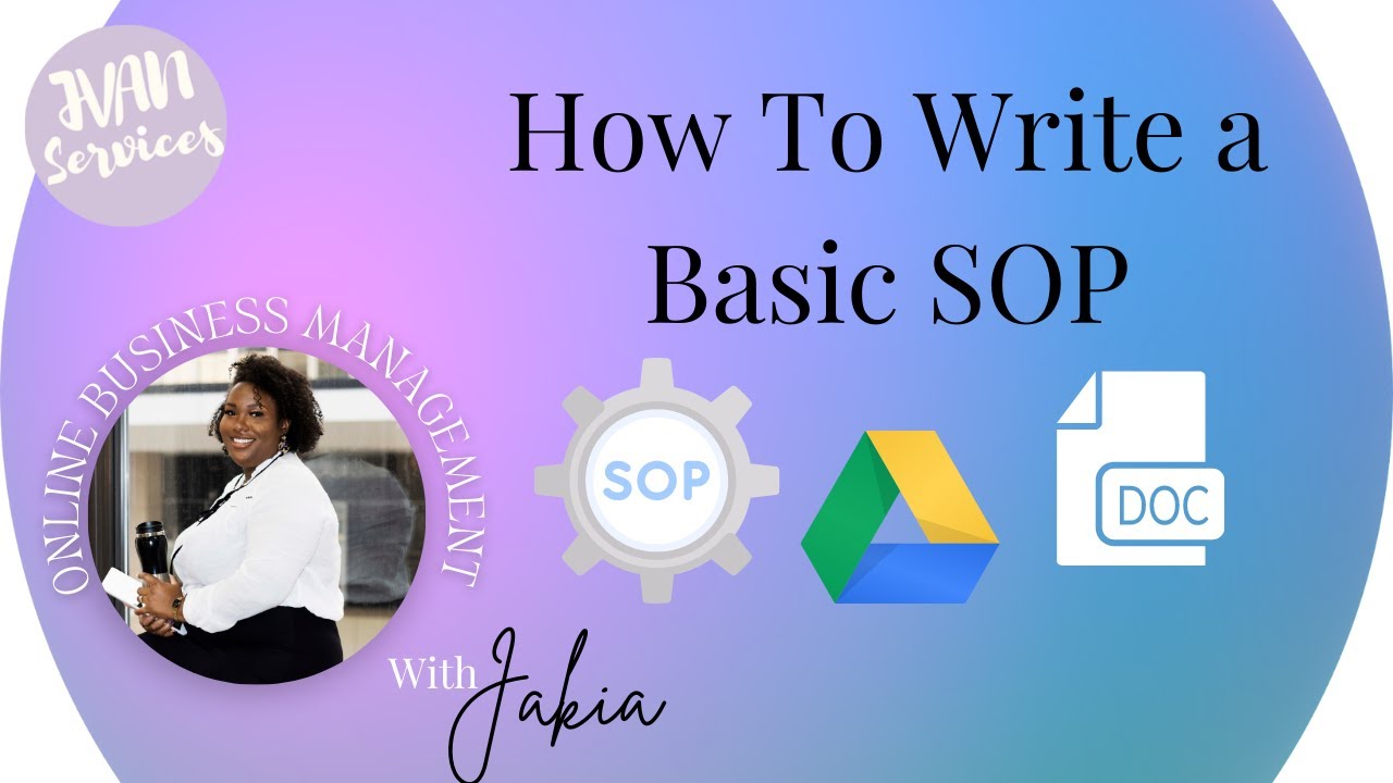 Mini Training Series: How to write a Basic SOP - YouTube