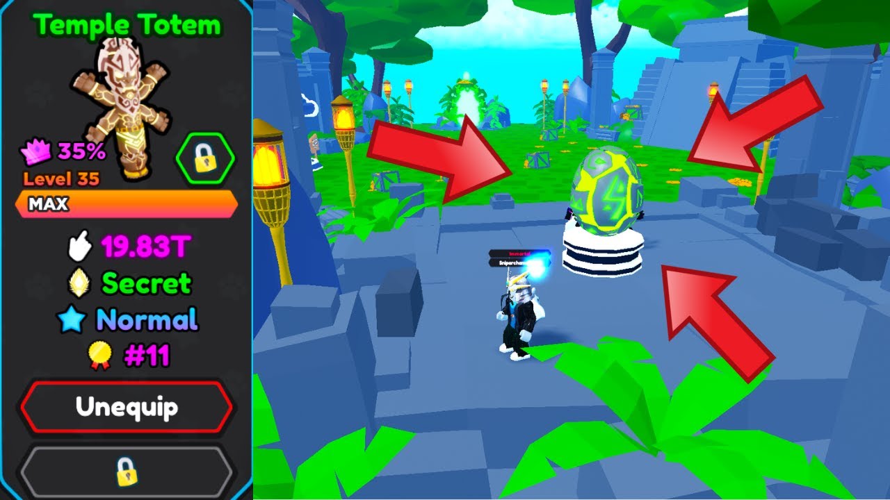 I almost instantly hatched the *new* secret pet from the temple world ...