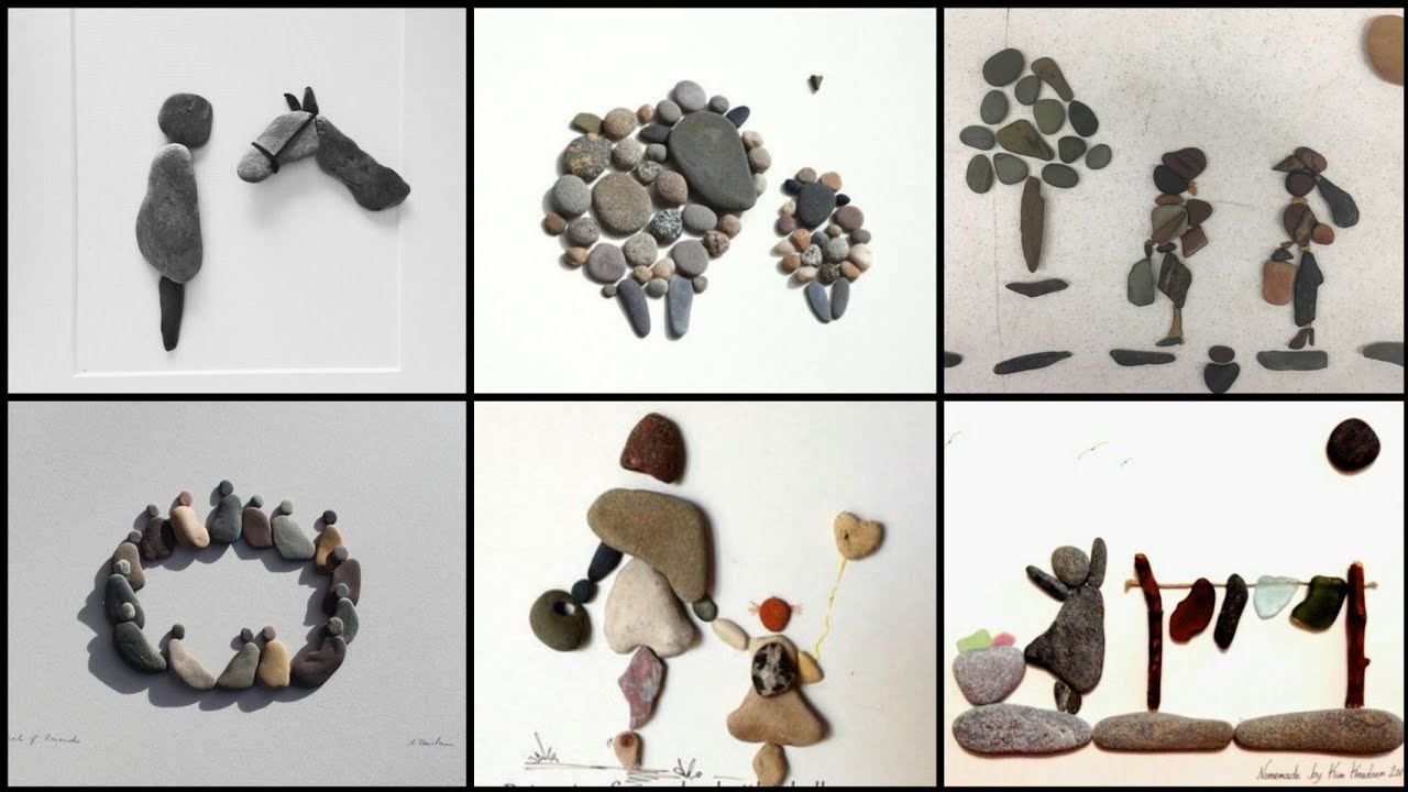 diy best pebble art for family||diy best 35+pebble art||rock art||Stone ...
