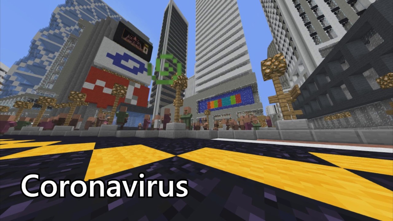 coronavirus portrayed by minecraft - YouTube