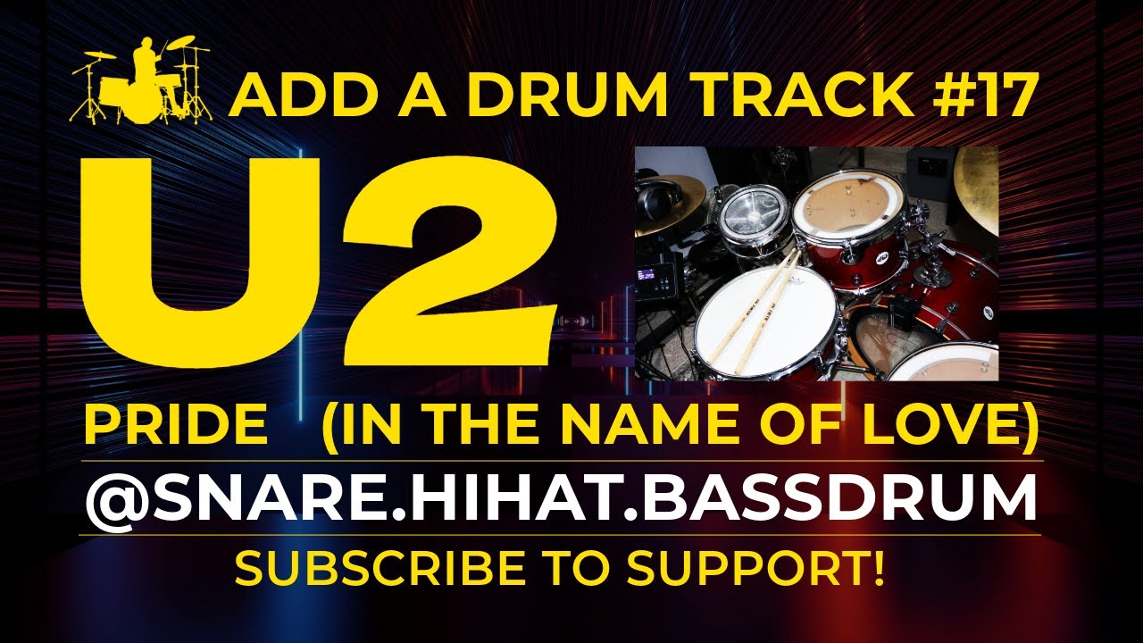 U2 Pride Drum Cover #ADDADRUMTRACK - YouTube
