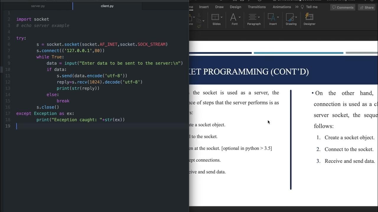 Lecture 8 - Networking Socket Module - YouTube