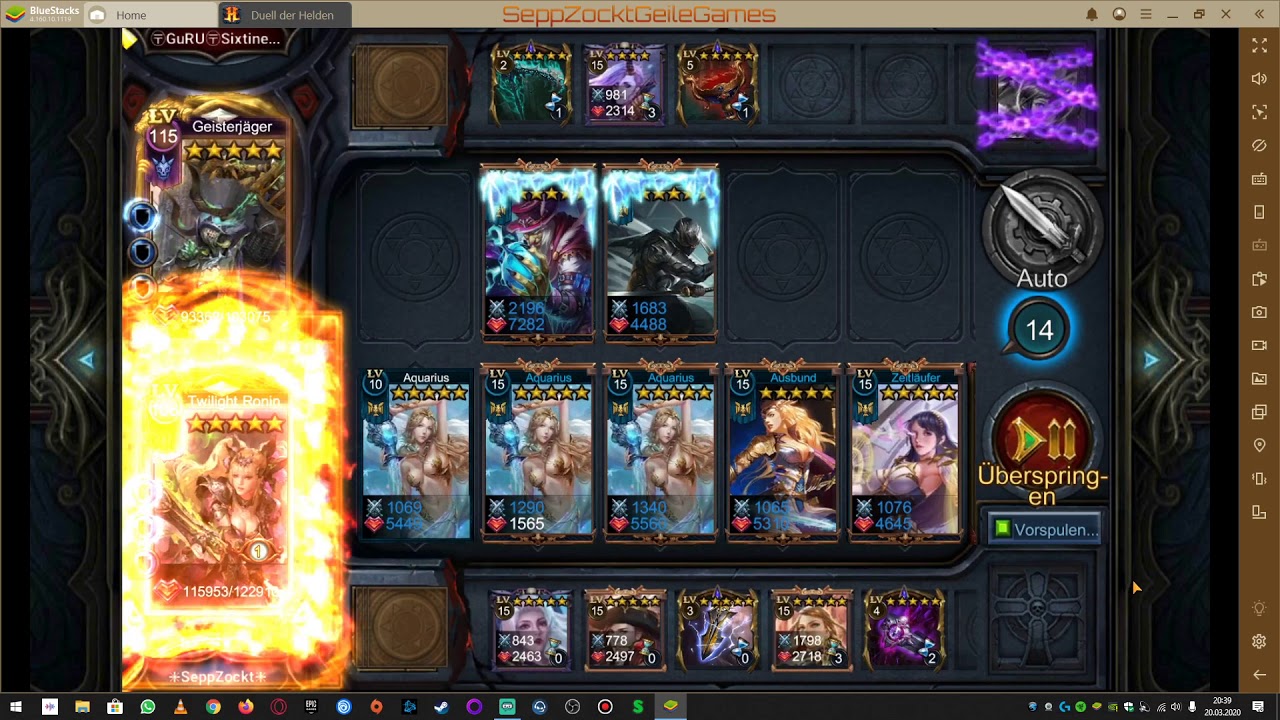 Deck Heroes - Twilight Ronin #Erwachen LV1 freigeschaltet - YouTube