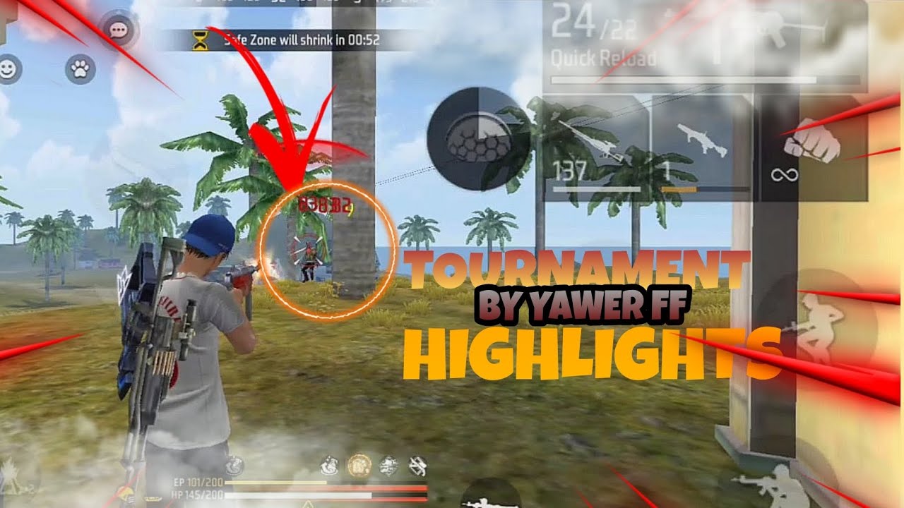 TOURNAMENT HIGHLIGHTS - TRYING MY BEST 🔥 || YAWER FF - Garena Free Fire ...