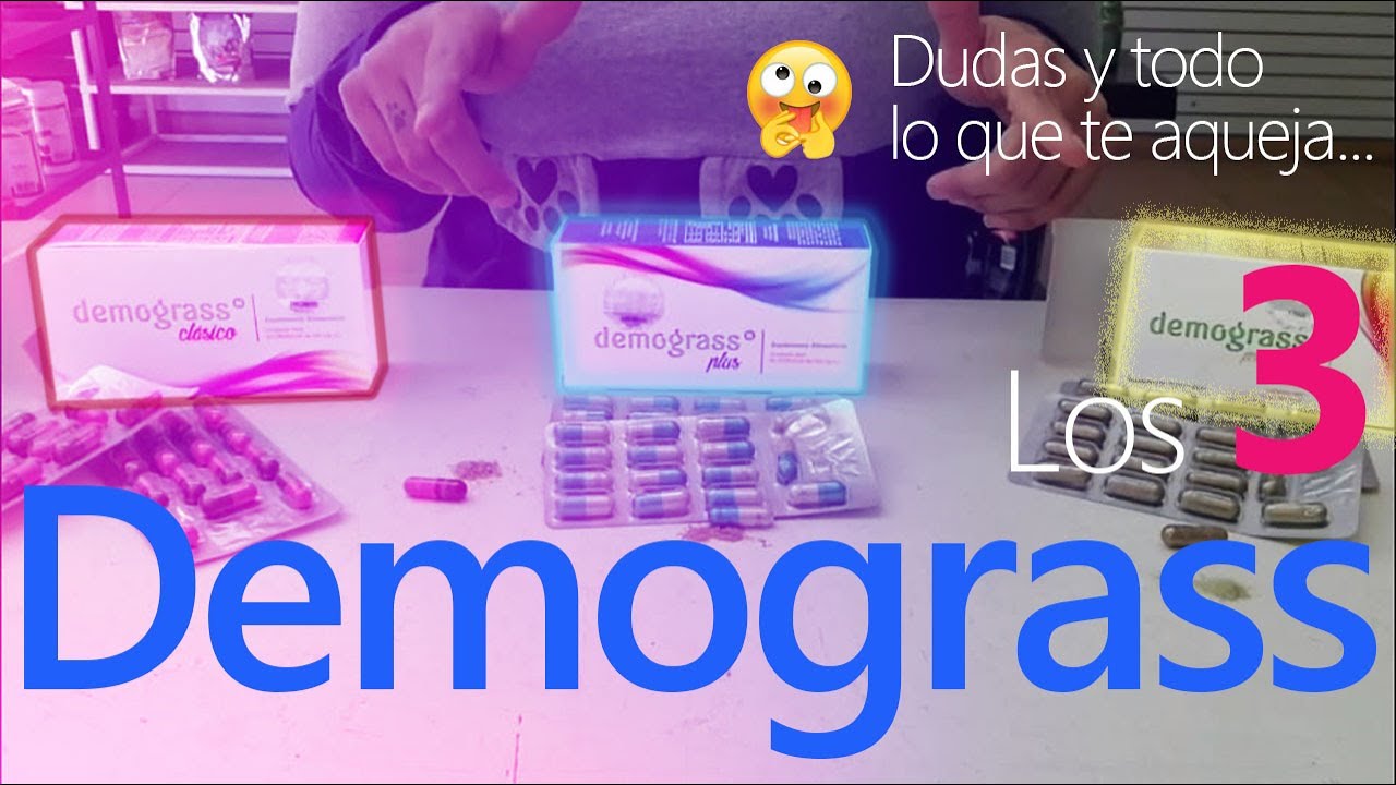 Demograss pastillas plus, premier y clásico 😱 (TRATAMIENTO COMPLETO ...
