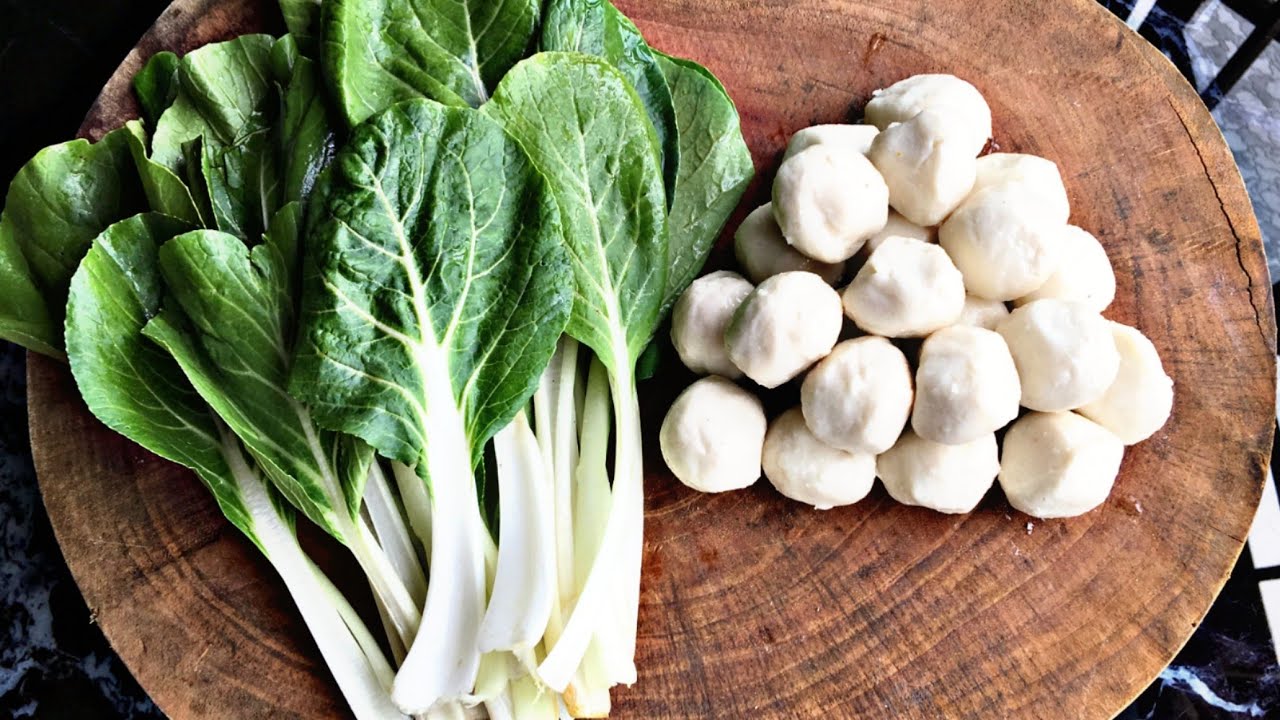 PECHAY AT SQUID BALLS, Good for 3 - 4 persons ULAM RECIPE! Matipid na ...