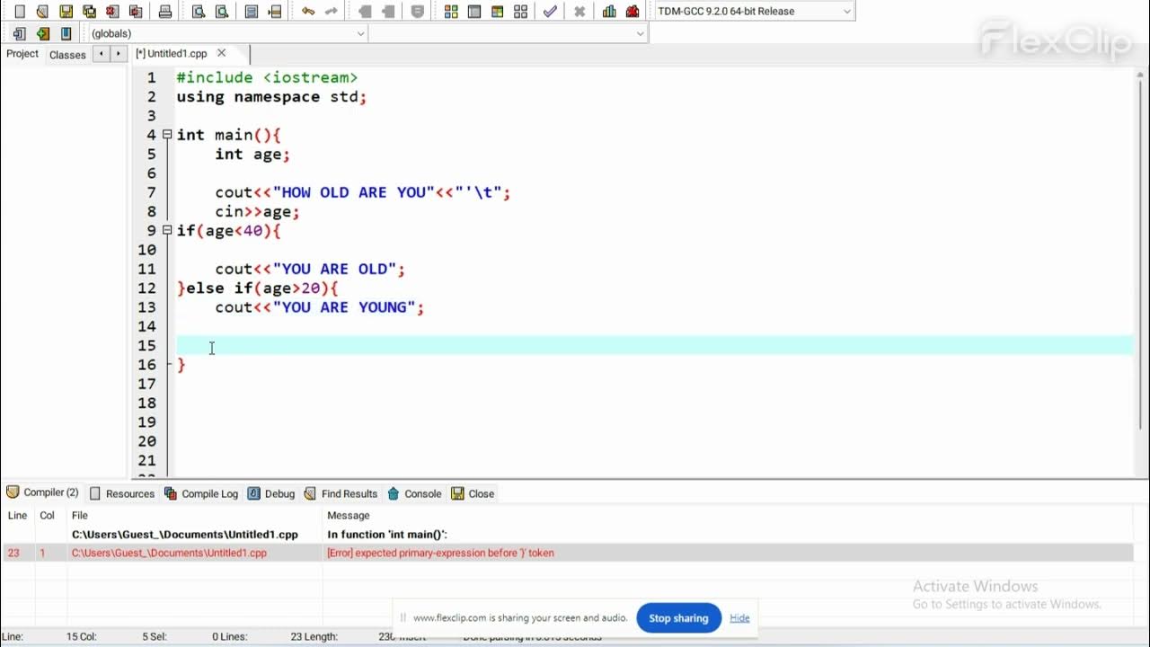 IF AND IF ELSE STATEMENT TUTORIAL - YouTube