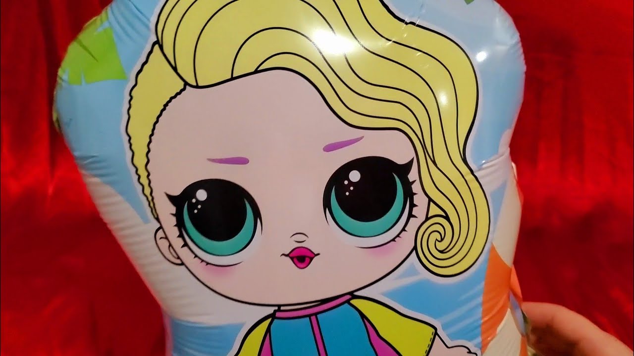 LOL SURPRISE MYLAR BALLOON INFLATION PART 1!!! - YouTube