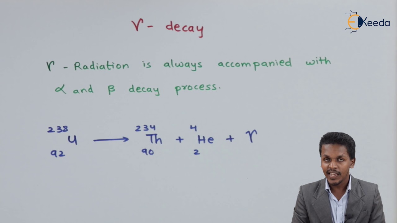 Gamma Decay - Nuclear Chemistry & Radioactivity - Chemistry Class 11 ...