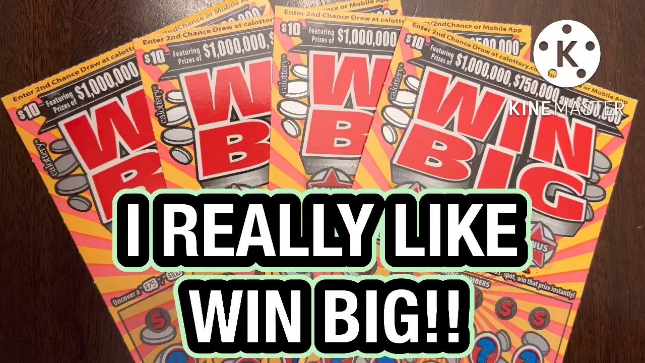 I REALLY LIKE WIN BIG!! CA Scratchers - YouTube