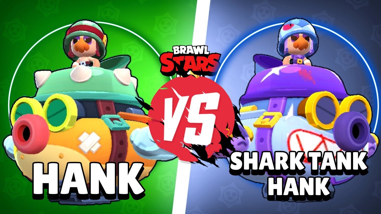 Hank Vs. Shark Tank Hank | Brawl Stars skin comparison - YouTube