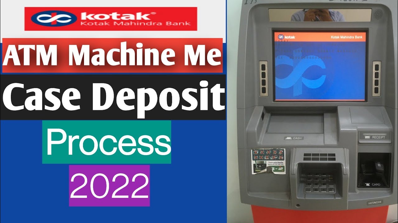 How To Case Deposit Kotak Mahindra Bank ATM| cash deposit | - YouTube