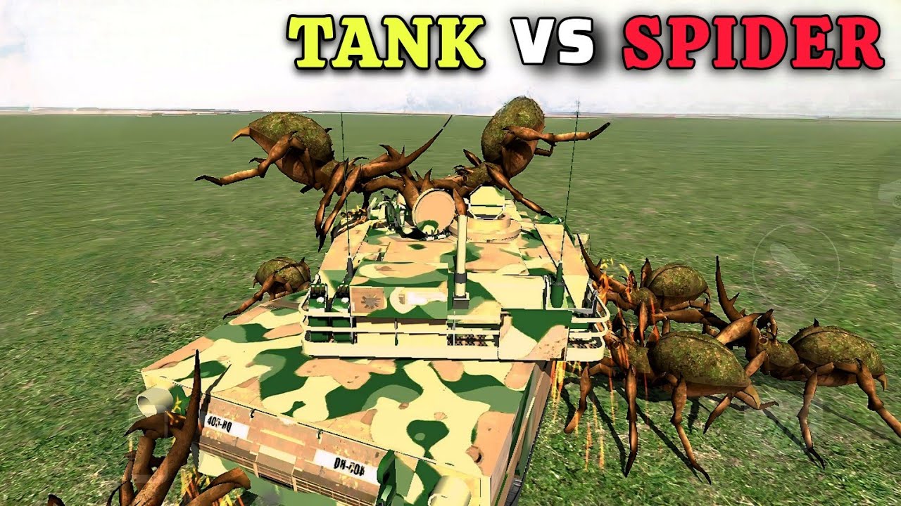Intense Tank vs Spider Battle in 3D | Medly Gaming Gameplay - YouTube