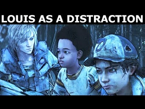 Louis as a Walking Distraction - All Sentences - The Walking Dead Final Season 4 Episode 1