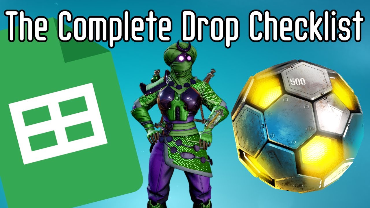 Complete Splitgate Drop Checklist - YouTube