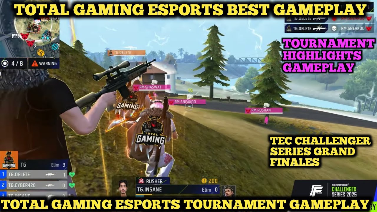 TEC CHALLENGER SERIES GRAND FINALES♥️ | TOTAL GAMING ESPORTS BEST ...