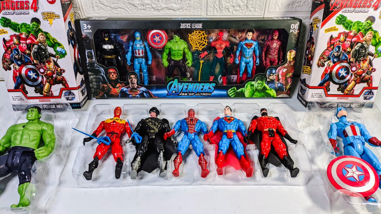 AVENGERS TOYS #53/Action Figures/Unboxing/Cheap Price/Ironman,Hulk,Thor ...