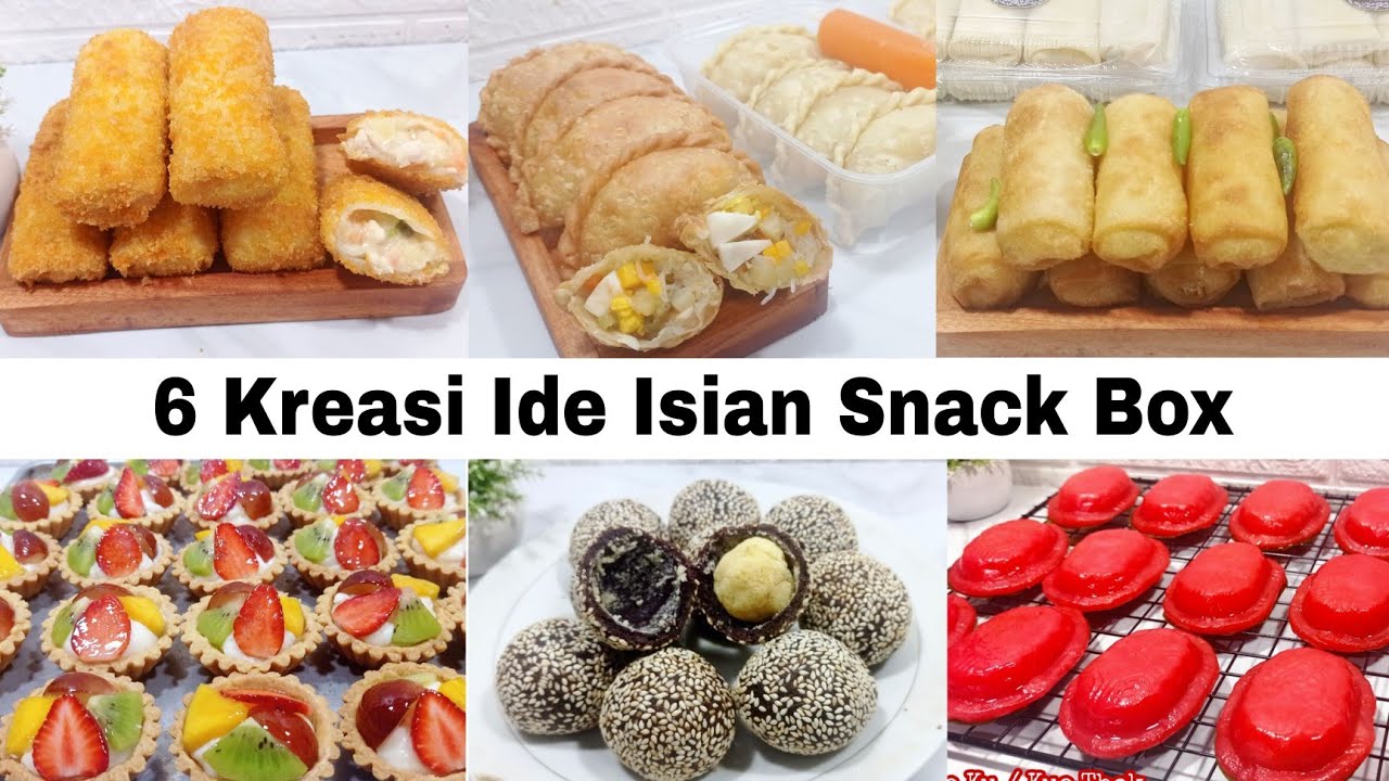 6 ANEKA KUE ISIAN SNACK BOX KEKINIAN • LENGKAP PERHITUNGAN MODAL DAN ESTIMASI HARGA JUAL | PART ...