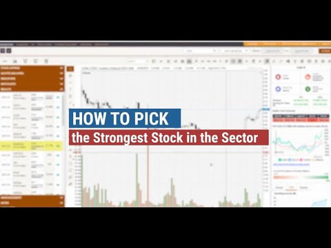 UZMA How To Pick the Strongest Stock in the Sector - YouTube