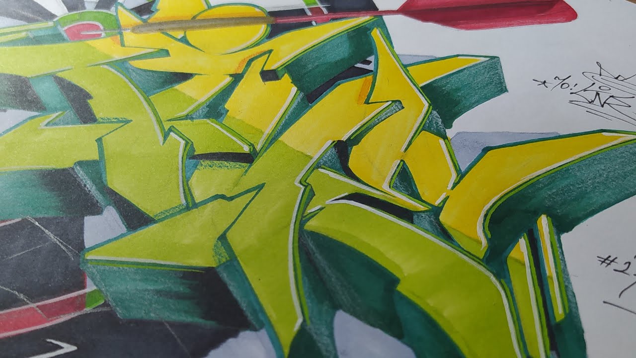 Grafiti for 'LIVE' Shadow, drop shadow, reflection! - YouTube