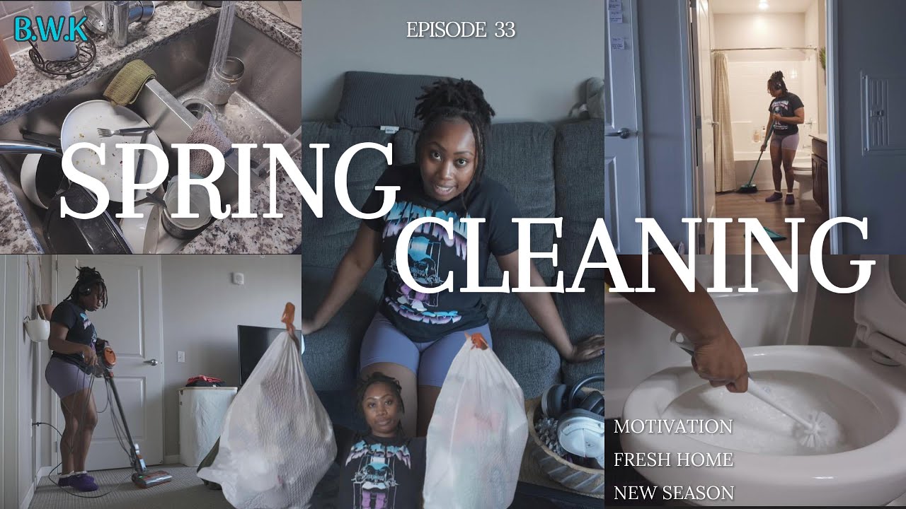 SPRING CLEANING | Motivational Cleaning, Refreshing my space, Preparing ...