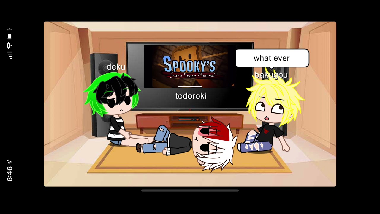 MHA reacts to spooky jump scare Mansion 1/??? Read description - YouTube