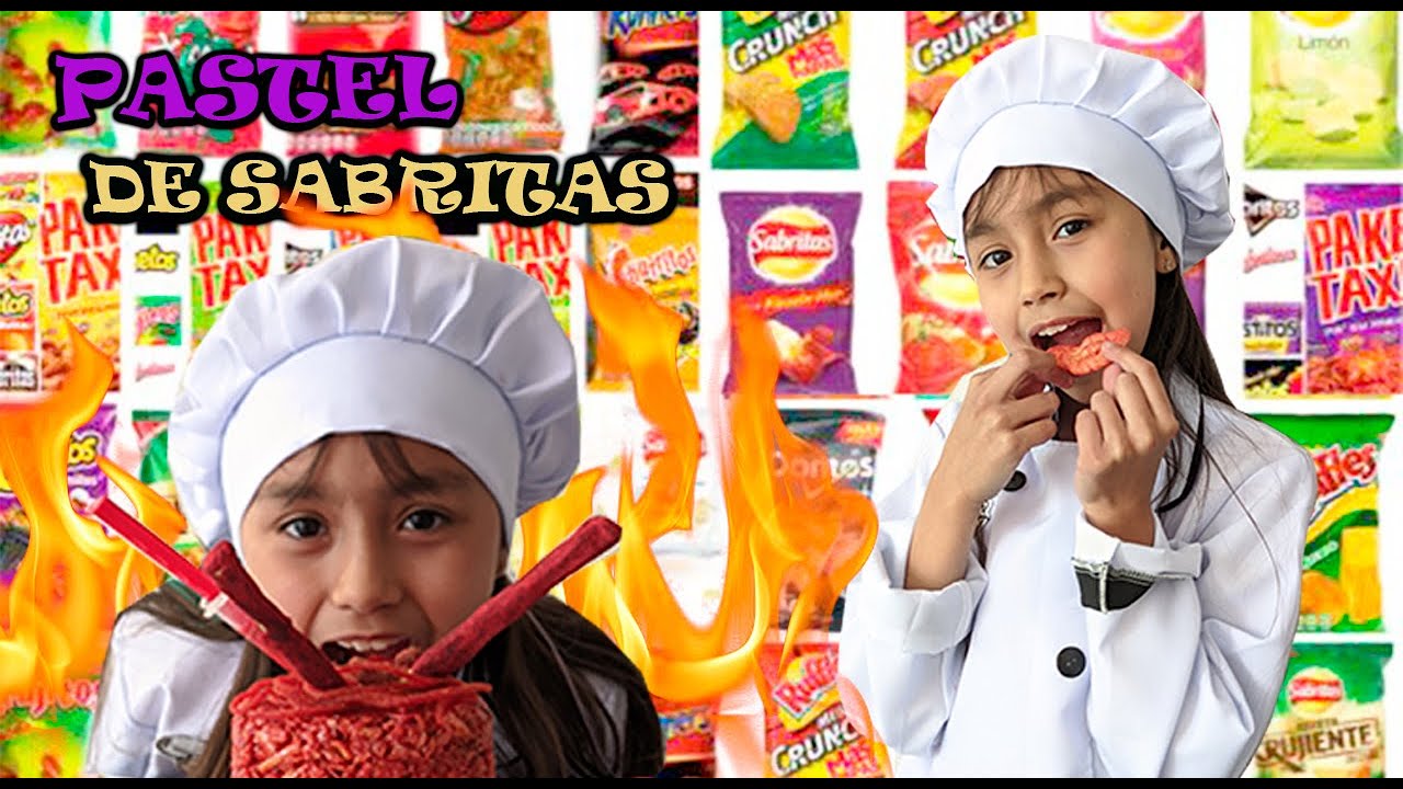 Pastel de SABRITAS y CHAMOY 🤤| Soy Cielo Azul - YouTube