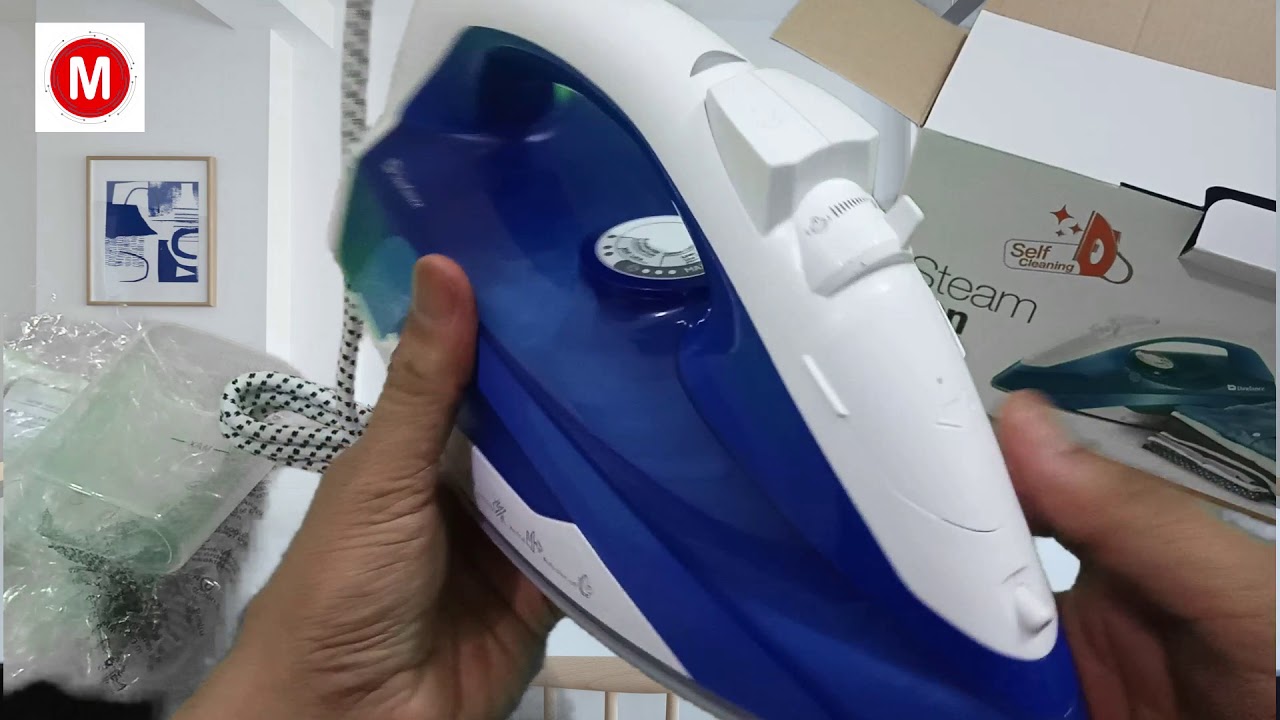 DAWLANCE STEAM IRON DWSI-7282-B REVIEW - YouTube