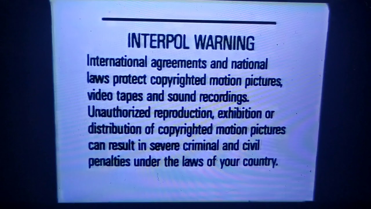 Please Adjust Tracking for best Picture Video Treasures Presents Hi ...