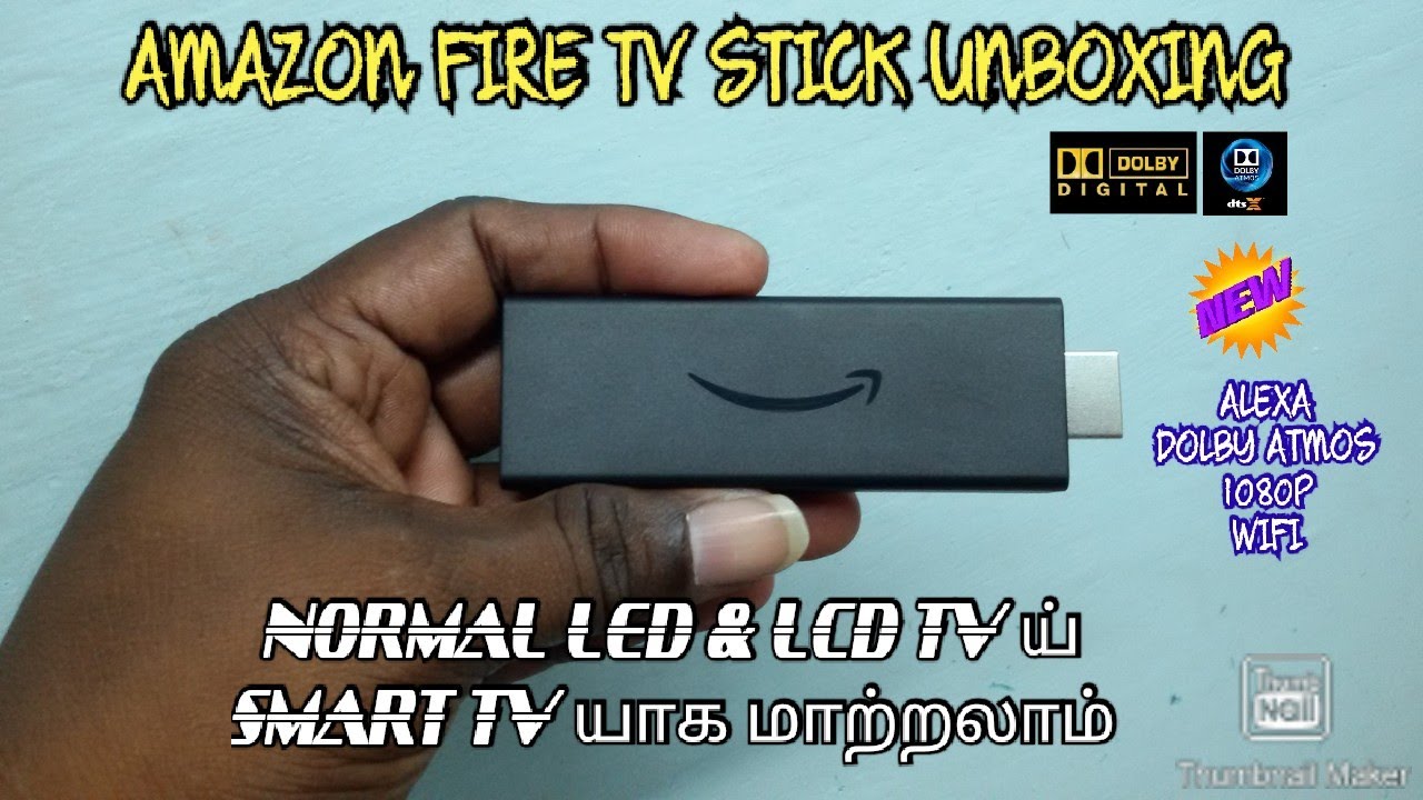 AMAZON FIRE TV STICK UNBOXING REVIEW IN TAMIL - YouTube