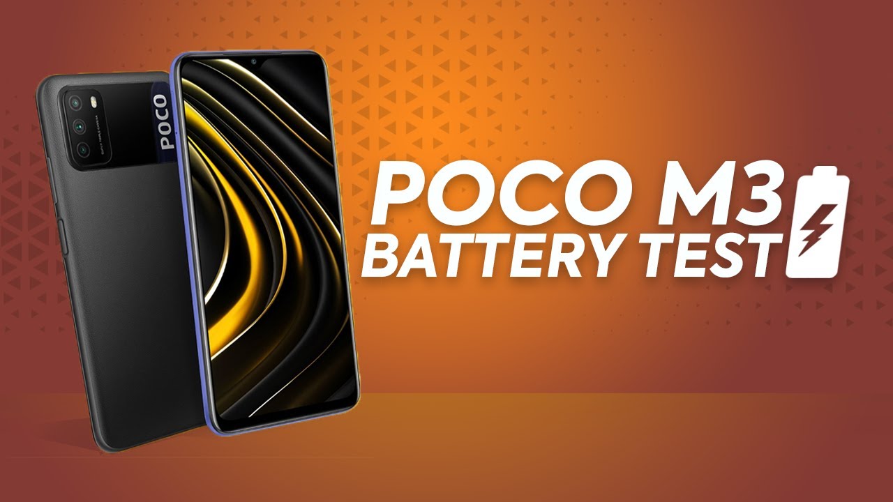 POCO M3 Battery Drain and Charging Test| 6000mAH Battery Beast!!! - YouTube