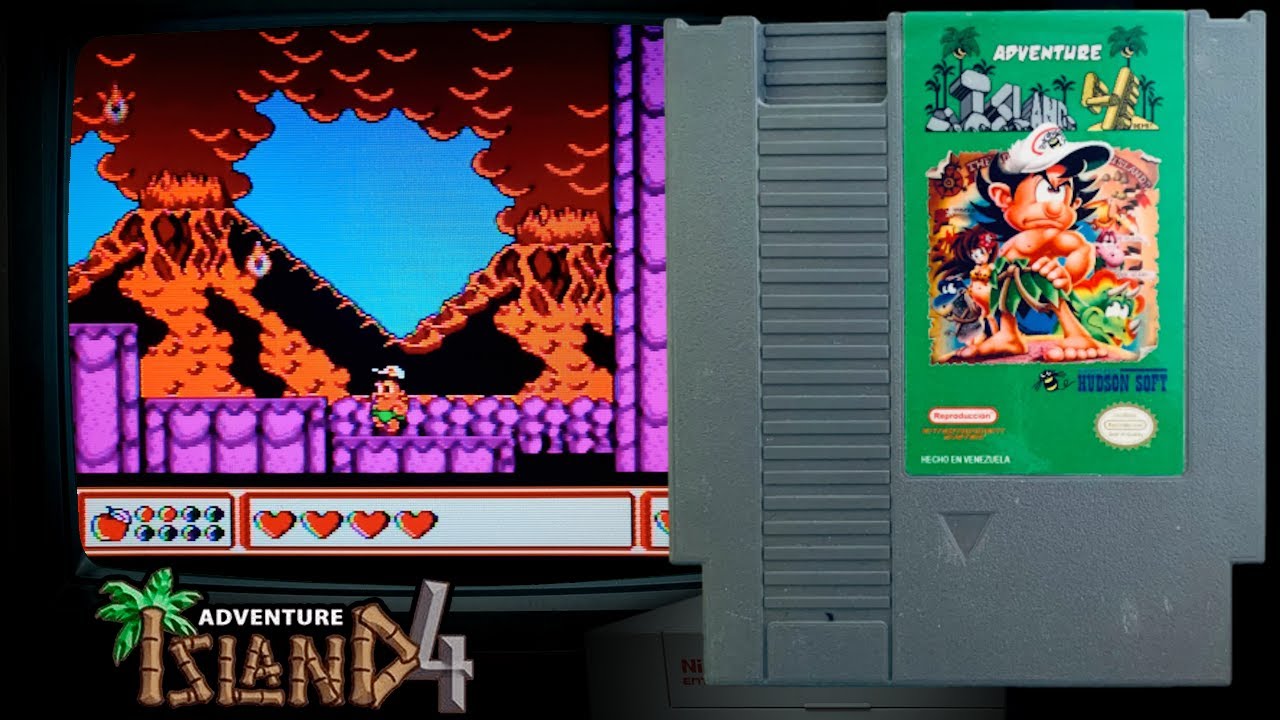 Adventure Island IV NES Full Playthrough | Hudson Soft's Final 8-Bit ...