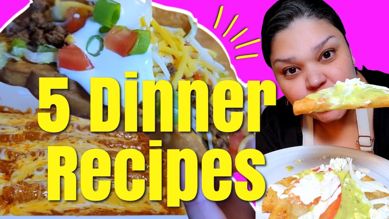 5 Dinner recipes for the busy work week ANYONE can make! | Easy Dinner ...