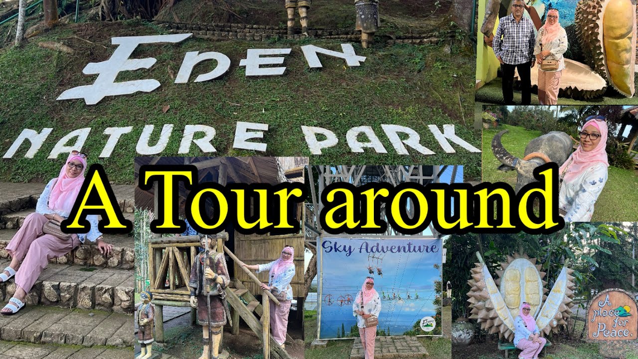 A Tour around Eden Nature Park in Davao city with the tour guide || Exploring the city of Davao ...
