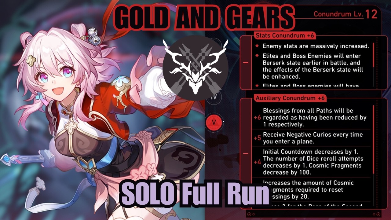 E2 March 7th Solo The Hunt Path | Conundrum 12 Full Run | Gold and ...