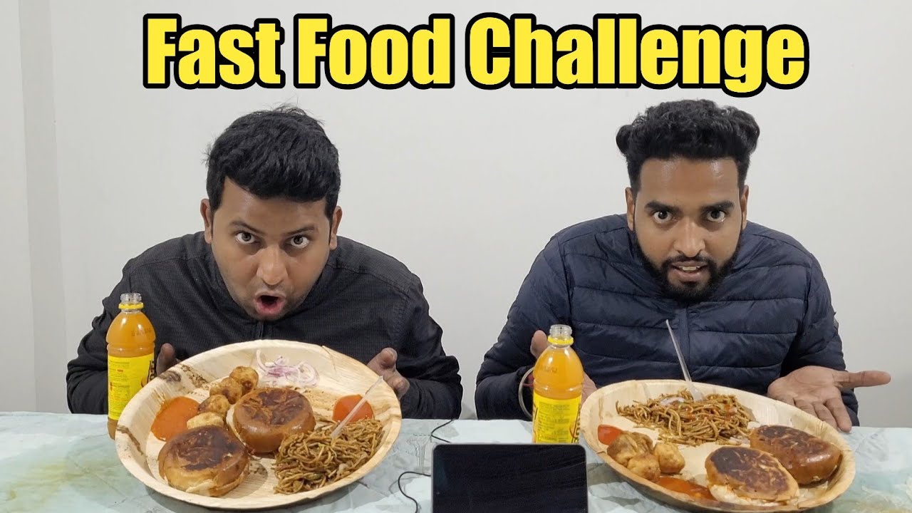 Fast Food Eating Challenge | Food Challenge India | Hungry Paaji - YouTube
