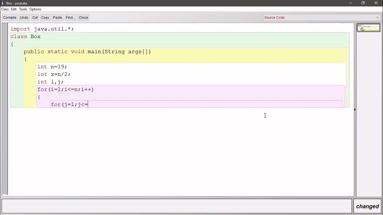 ##Create a Box Using Java Language. Learn Java Program & Interview Preparation __Program Java ...