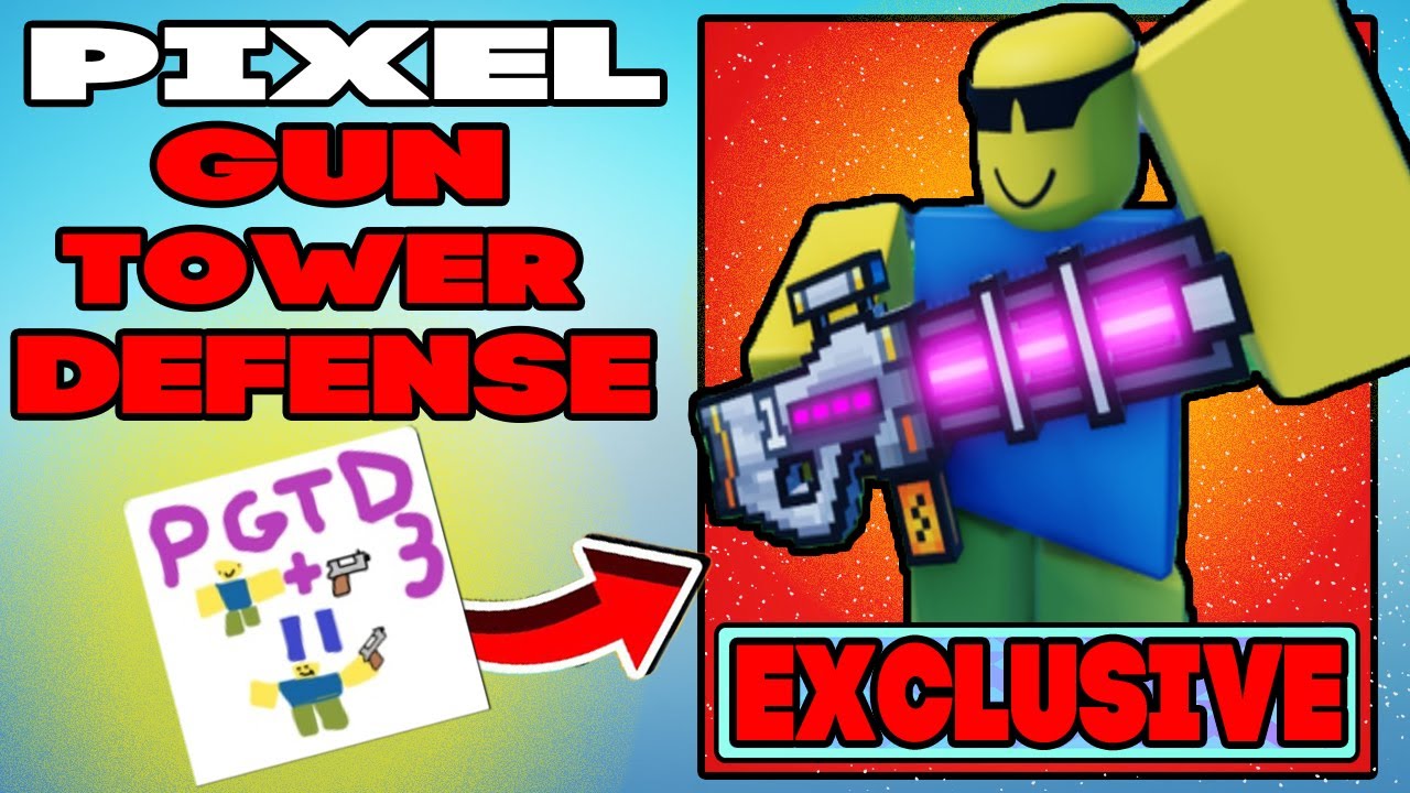 НОВЫЙ Режим в Roblox | PIXEL GUN TOWER DEFENSE - YouTube