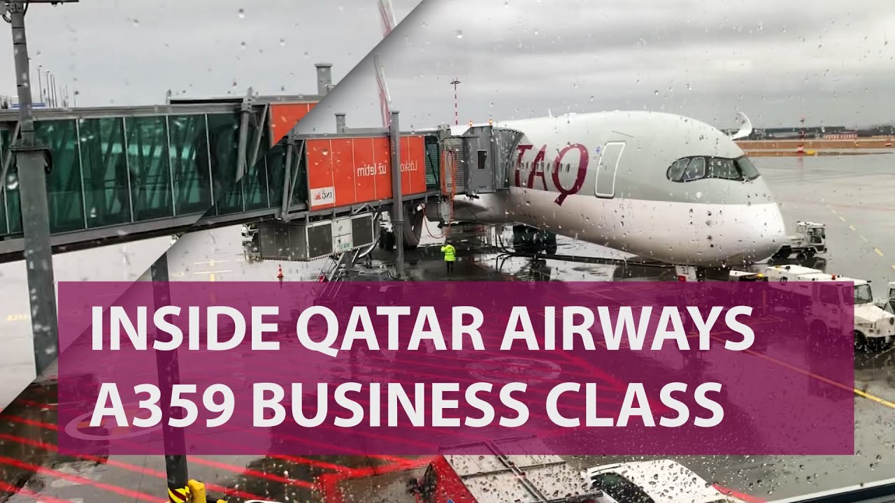 HD Qatar Airways A359 Business Class Review from Prague (PRG) to Doha ...