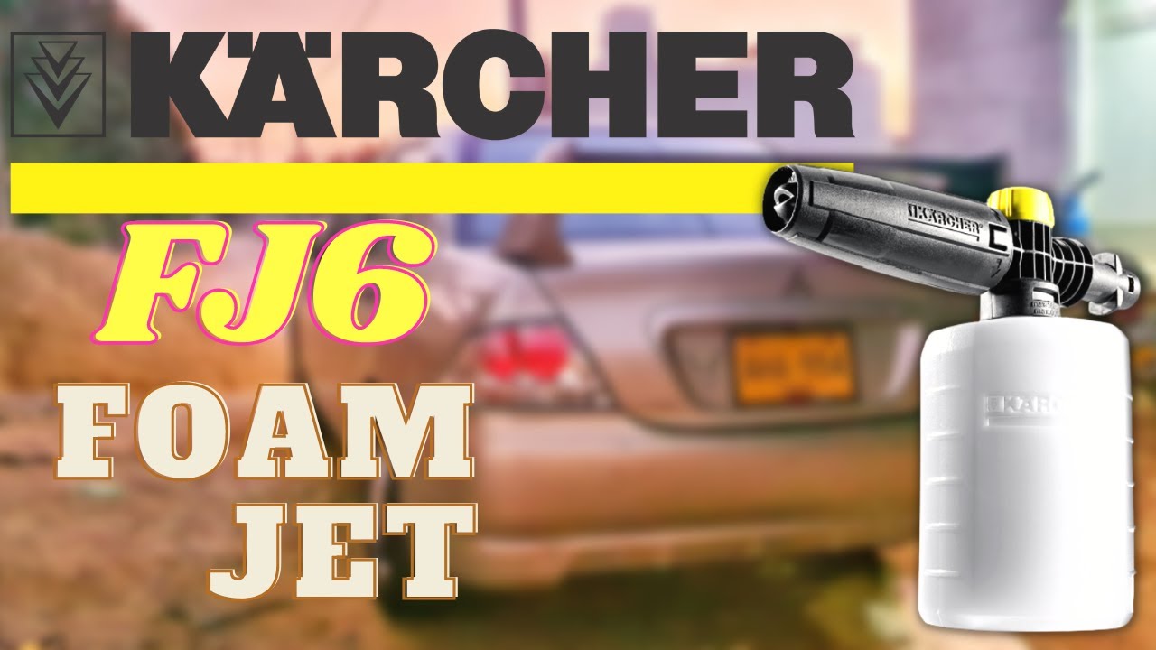 Karcher FJ6 foam nozzle - YouTube