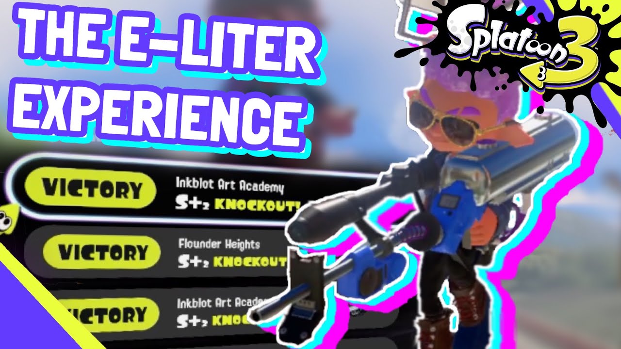 I AM NOT A CHARGER MAIN! ( E-liter 4k scoped) | Splatoon 3: Anarchy ...
