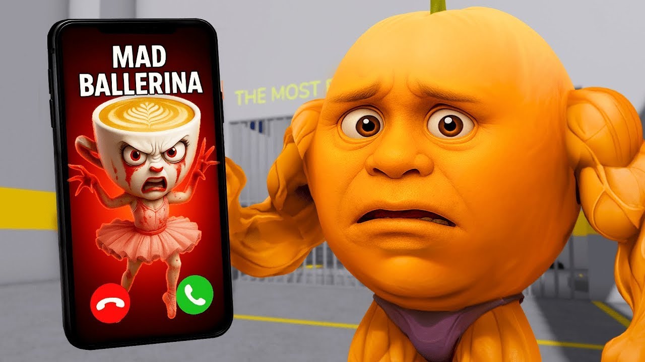 MAD BALLERINA CAPPUCCINA call UDIN DIN DUN in BARRY'S PRISON RUN! Scary ...