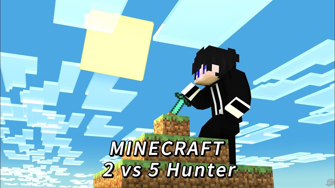 Minecraft speed run 2 vs 5 Hunter - YouTube