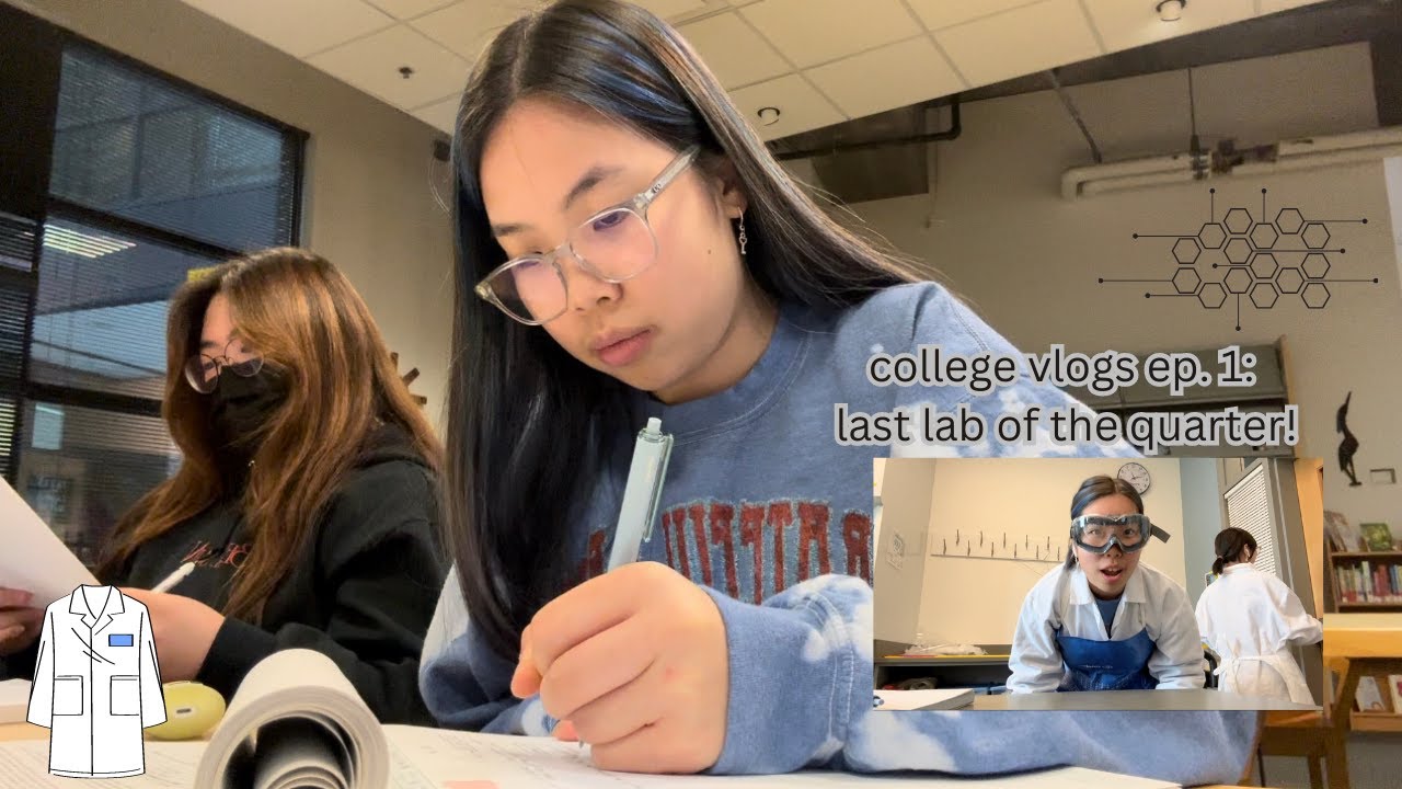 last lab + studying! | college vlogs ep. 1 - YouTube