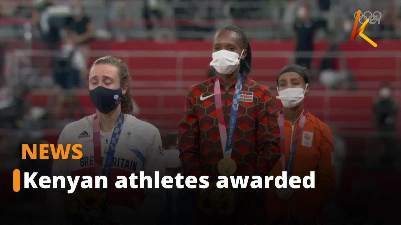 Kenya athletes awarded - YouTube