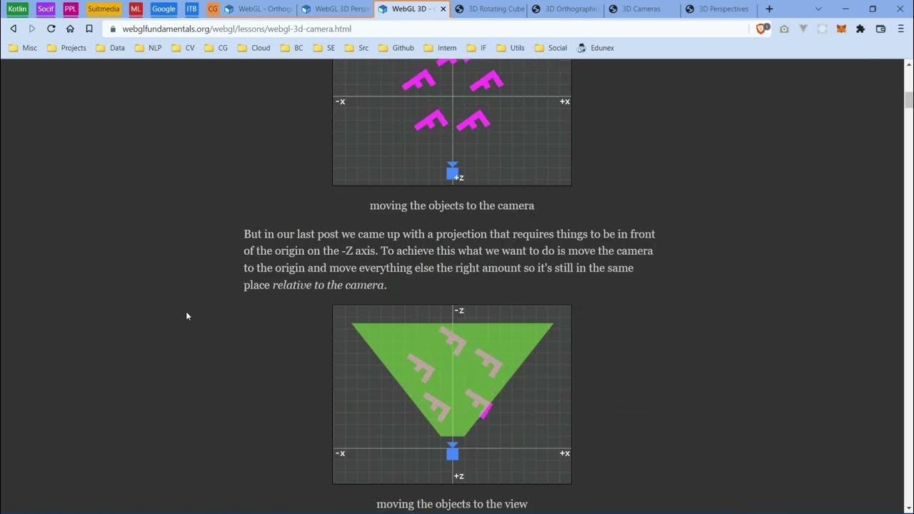 Computer Graphics - WebGL 3D Transformations - YouTube