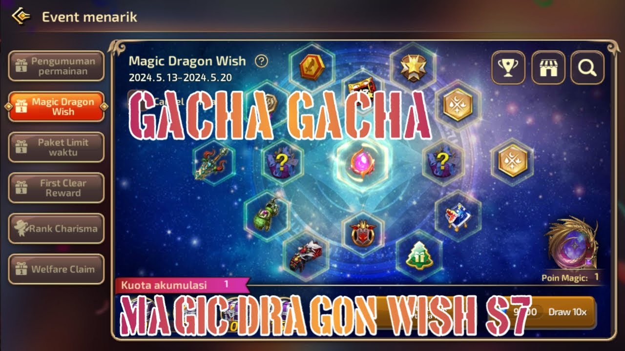 【Dragon Nest M】🔴GACHA EVENT MAGIC DRAGON WISH 200X DRAW - DRAGON NEST M: NEW WORLD - YouTube