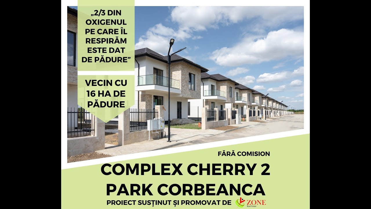 Complex Cherry 2 Park Corbeanca, Vecin cu 16 ha de Pădure - YouTube