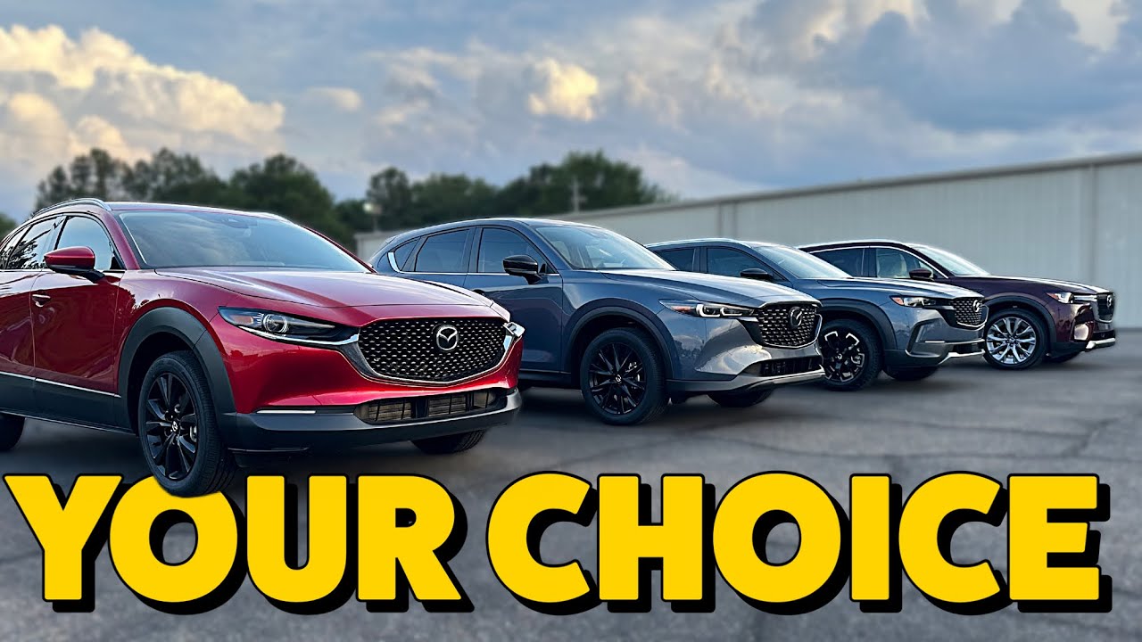 Side By Side of the Mazda Crossover Lineup - YouTube