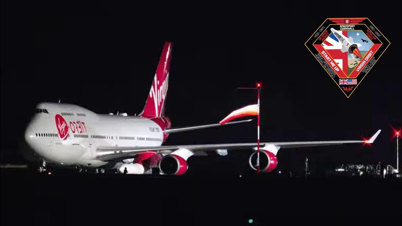 Virgin Orbit's launch Live #StartMeUp mission from Spaceport Cornwall ...